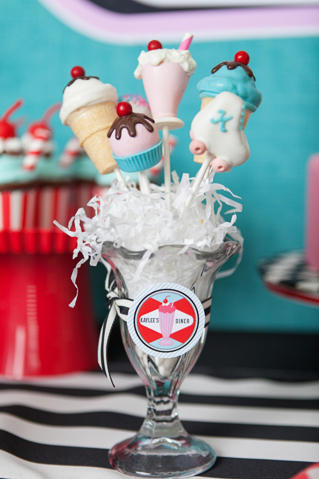 A Retro Soda Shoppe Birthday Party - Anders Ruff Custom Designs, LLC